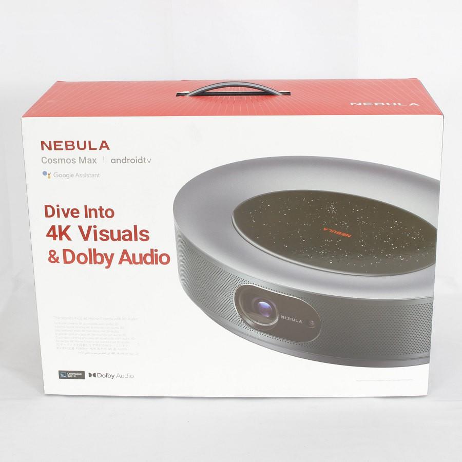 Nebula（Anker） ボーナスストア+5％【新品未開封】Anker Nebula Cosmos Max D2150512 ブラック TV搭載 スピーカー内蔵 4Kスマートプロジェクター ...
