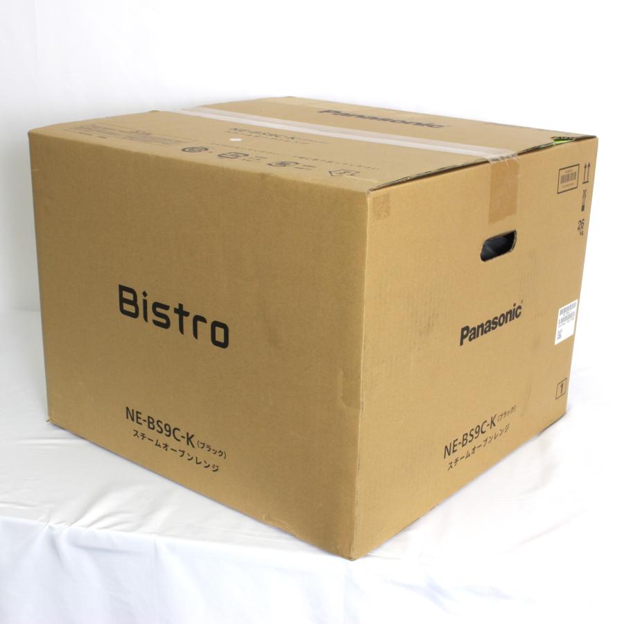 ボーナスストア+5％【新品未開封】パナソニック ビストロ NE-BS9C-K ブラック スチームオーブンレンジ 30L Bistro Panasonic 本体 ...