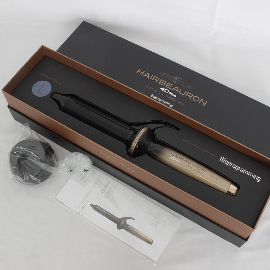 ボーナスストア+5％【新品】ヘアビューロン 4D Plus カール L-type 34.0mm HBRCL4D-GL-JP バイオプログラミング ヘアアイロン コテ 本体 : リファン ...