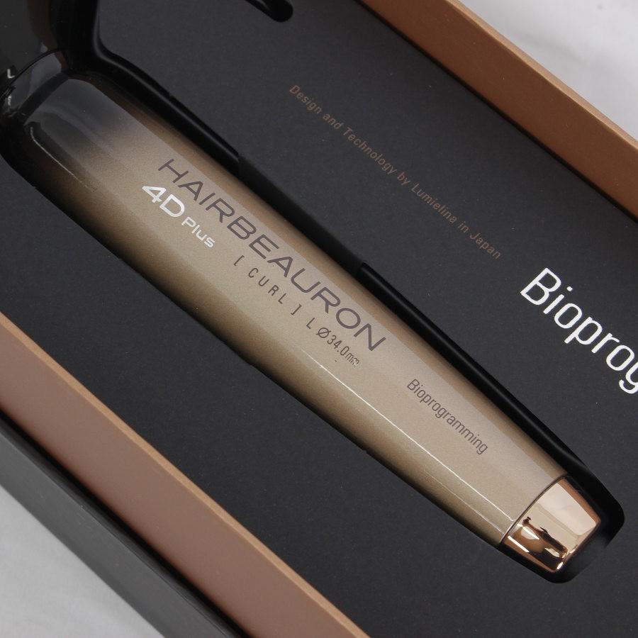 ボーナスストア+5％【新品】ヘアビューロン 4D Plus カール L-type 34.0mm HBRCL4D-GL-JP バイオプログラミング ヘアアイロン コテ 本体 : リファン ...