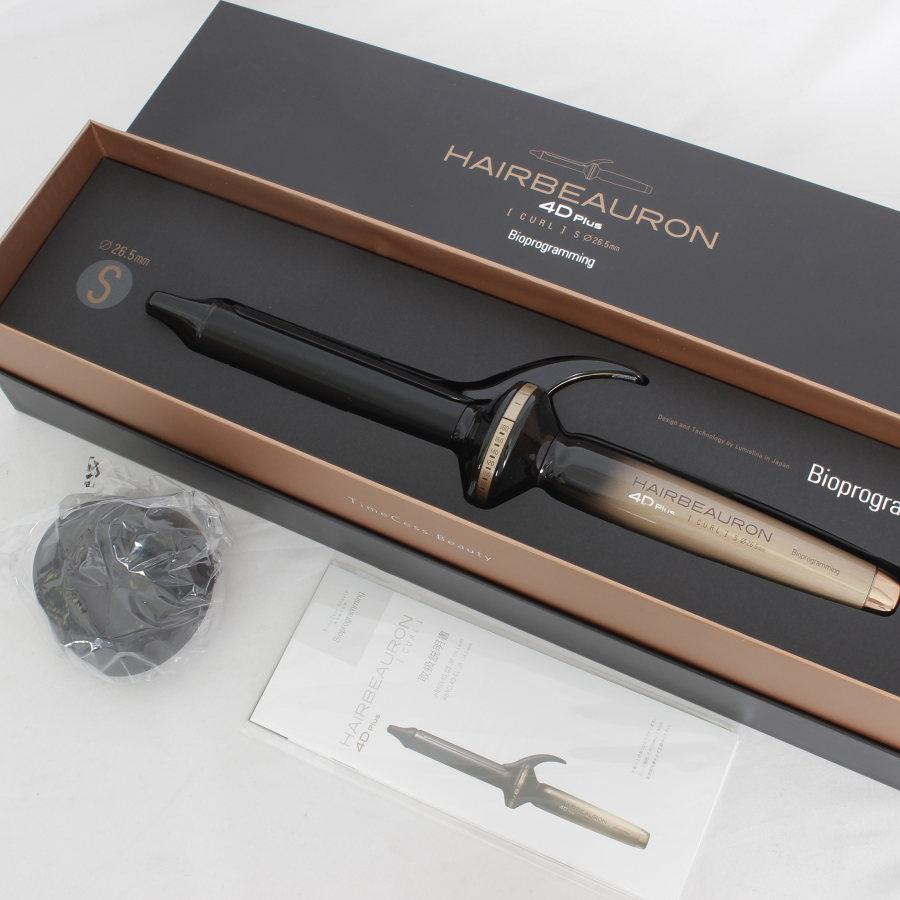 倍々ストア+5％【新品】ヘアビューロン 4D Plus カール S-type 26.5mm HBRCL4D-GS-JP バイオプログラミング ヘアアイロン リュミエリーナ コテ 本体 : リ ...
