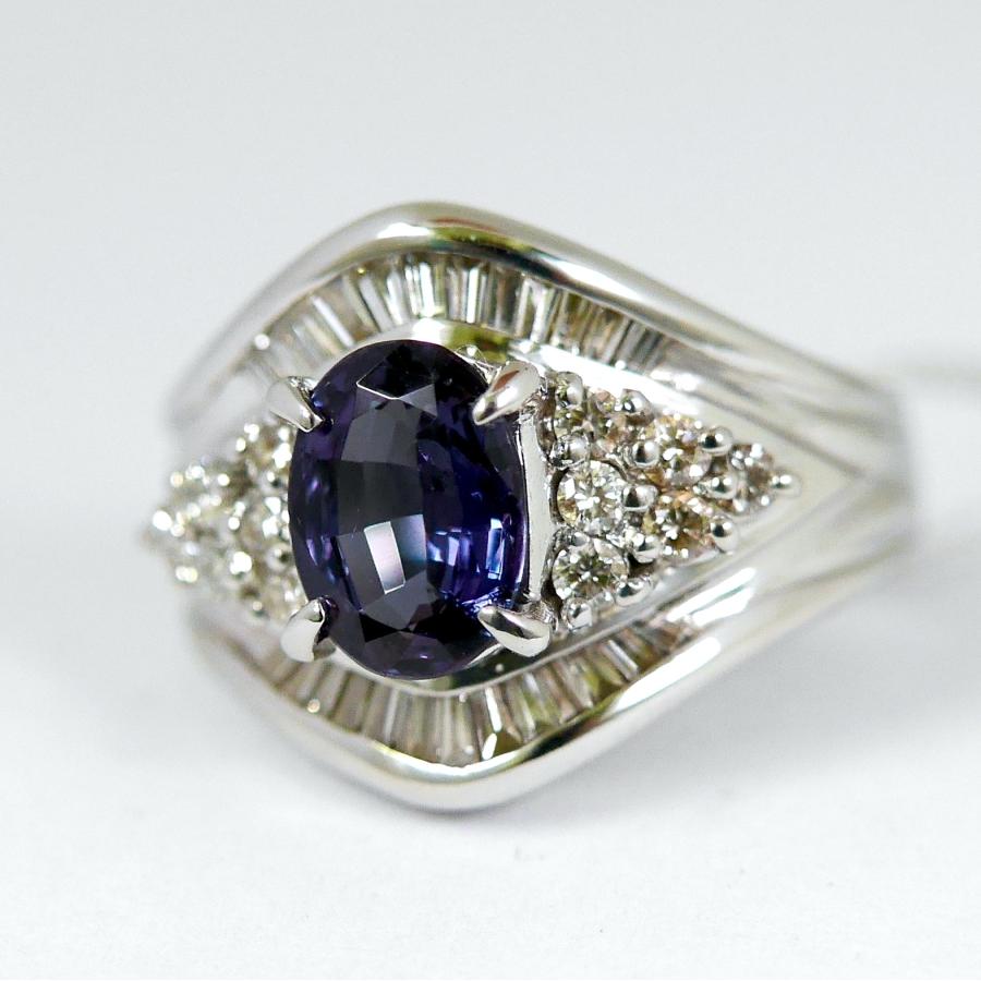 アレキサンドライト1.5ct ダイヤモンド0.68ct プラチナリング : REGGINA - 通販 - Yahoo!ショッピング