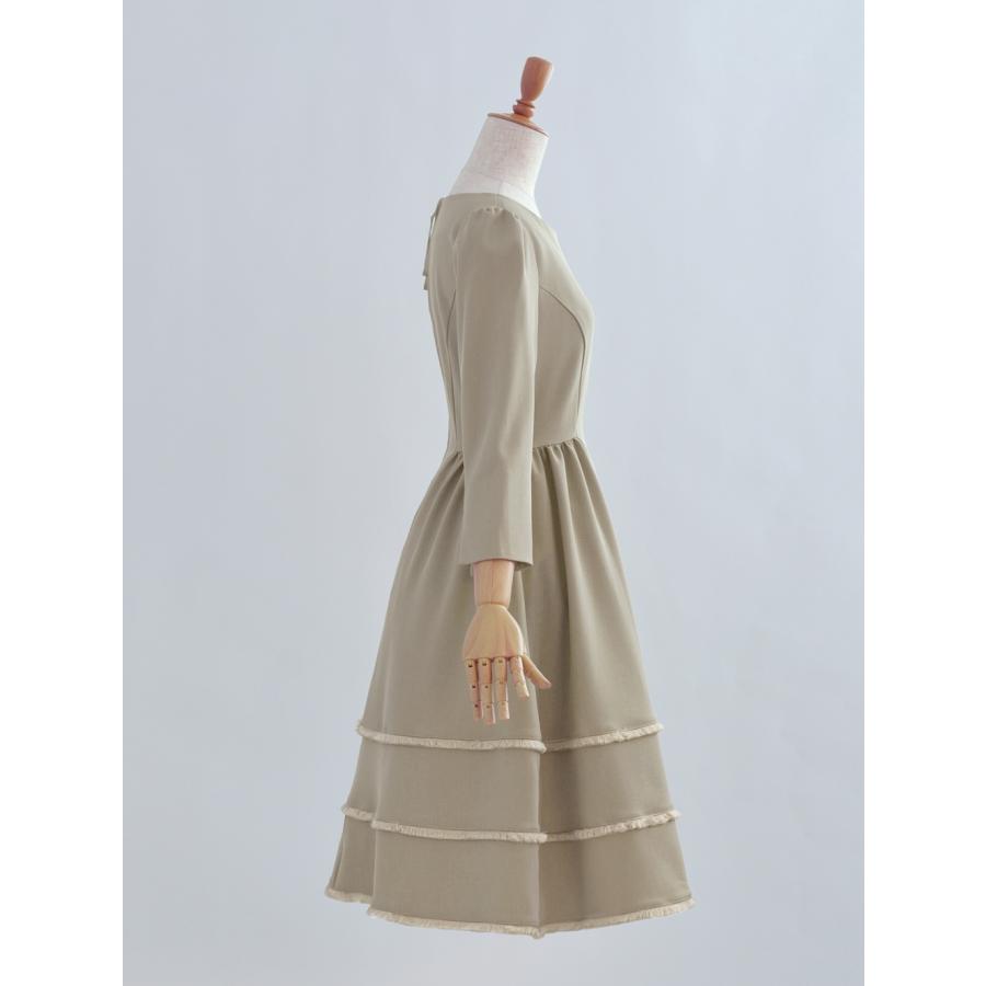 REGINA RISURRE スペシャリテ【フリンジ ワンピース ダイアナ】42-a23 春 秋 冬 きれいめ キレイめ 上品 シンプル 入学式 入園式 フォーマル 七五三 : レジーナ 神戸 ...