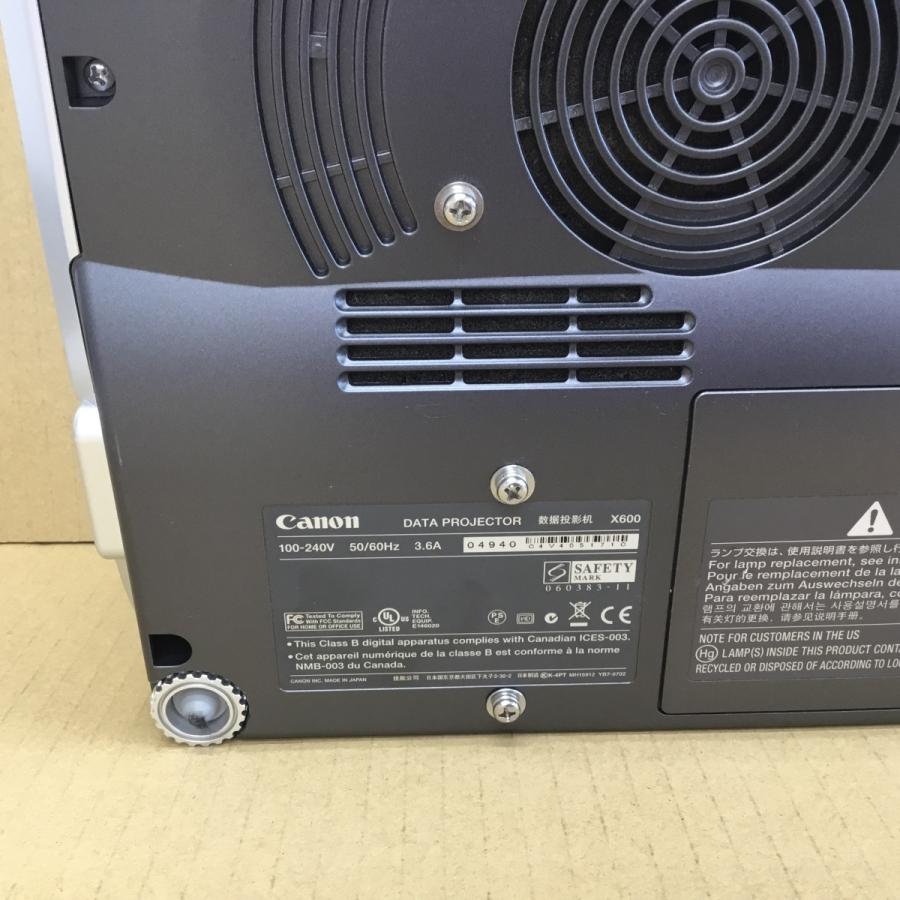 CANON X600 ビジネスプロジェクター 3500ルーメン ランプ使用1000時間未満 : 2201180602-2 : レハンーピーシー ...