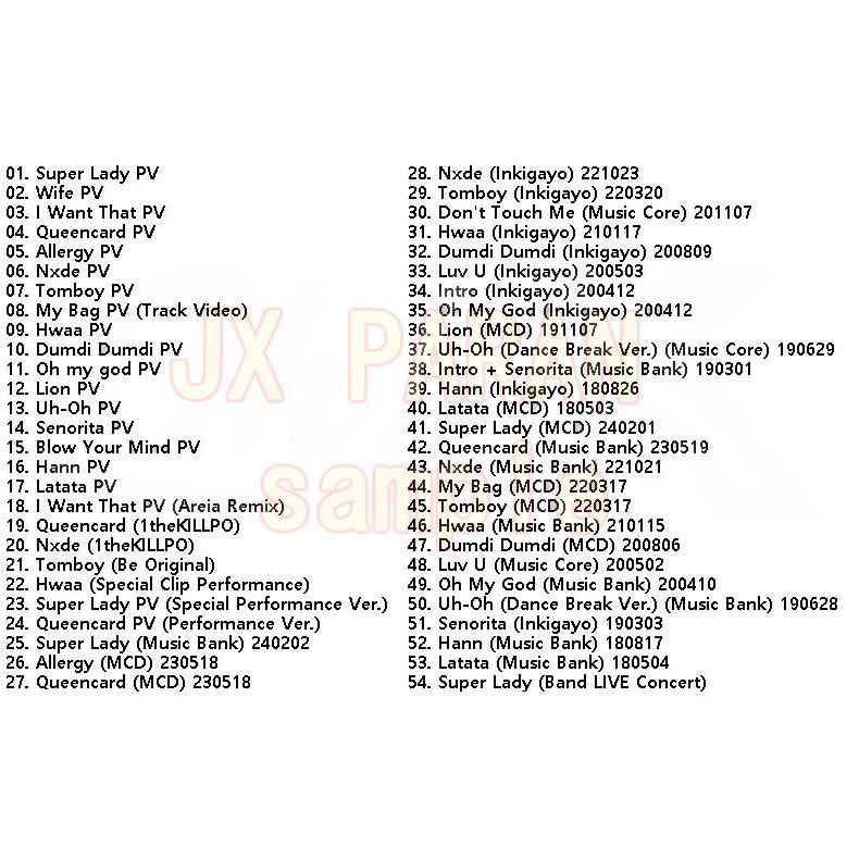 【韓流DVD】G I-DLE [ 2024 PV ＆ TV COLLECTION ] ★ アイドル (G)I-DLE GI-DLE : idle-15 : REHOBOTE - 通販 ...