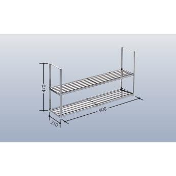 【田窪工業所/TAKUBO/タクボ】 公団棚 2段 W900 × D210 ＜2KJ-902＞ : リホームストア - 通販 - Yahoo ...