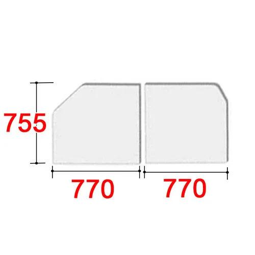 【YFK-1576B(6)R-D4】LIXIL INAX 風呂フタ 薄型保温組フタ 2枚組 Rタイプ ホワイト 奥行755mm 横幅770mm : yfk-1576b-6-r-d4 ...
