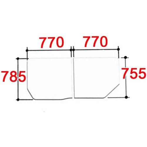 INAX 【YFK-1576B(9)R-D4】LIXIL 風呂フタ 薄型保温組フタ 2枚組 Rタイプ ホワイト 奥行755mm・785mm 横幅770mm : リホームストア - 通販 ...