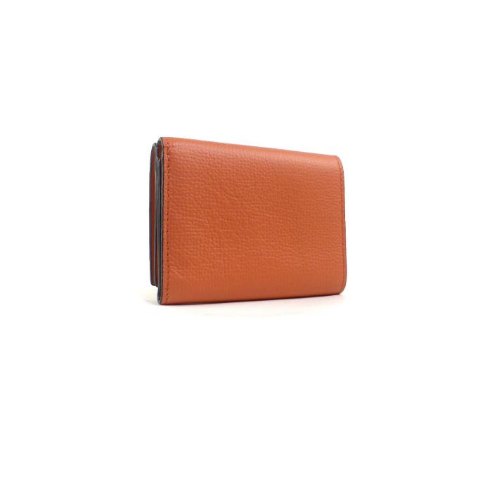 LOEWE ロエベ （LOEWE） アナグラム トライフォールド 6cc ウォレット コンパクト 三つ折り 財布 C821TR2X02 オレンジ（中古） : Brandshop Reine ...