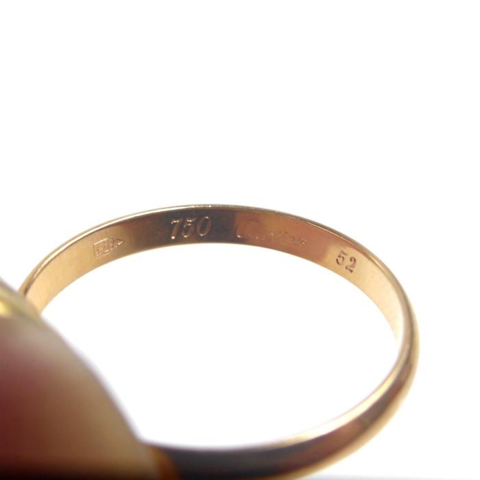 Cartier カルティエ （Cartier） トリニティ 3連 K18 リング 750PG×750YG×750WG 指輪 ＃52 ゴールド 5.3g（中古） : Brandshop ...