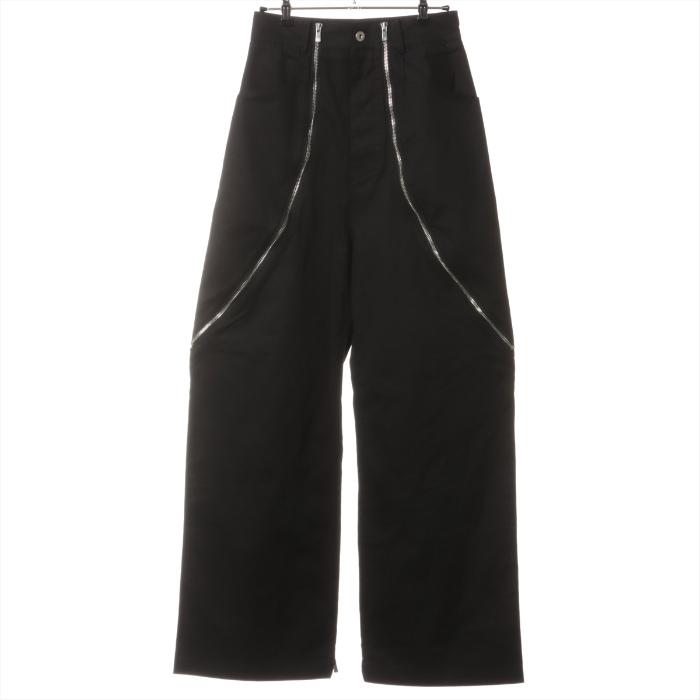 トリプルエフポスタルサービス （FFF-POSTAL-SERVICE） ジップデザイン ワイド ロング パンツ ボトムス 28 ブラック ...