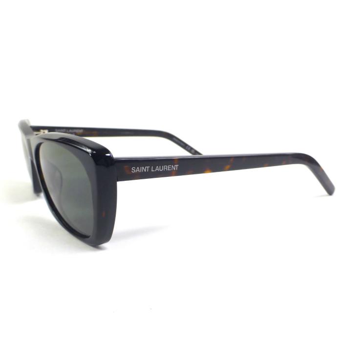 SAINT LAURENT サンローラン （SAINT LAURENT） オーバル キャットアイ べっ甲フレーム サングラス SL613 ...