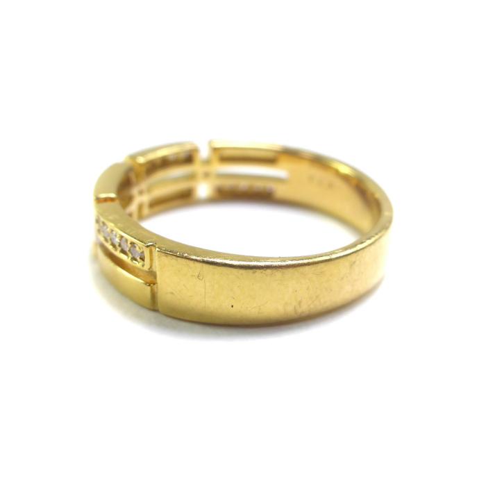 K18 （ジュエリー）ダイヤモンド 艶消し 長方形 透かし カット リング D0.16ct 指輪 15号 ゴールド 5g（中古） : Brandshop Reine - 通販 - Yahoo ...