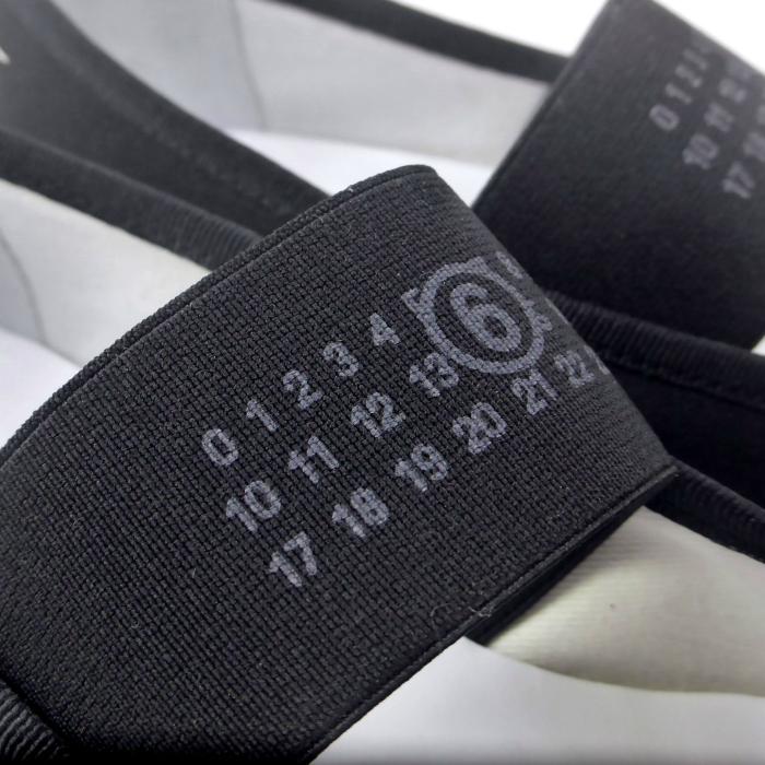 Maison Margiela メゾン マルジェラ （Maison Margiela） MM6 アナトミック バレエシューズ #37.5 靴 S59WZ0093 ブラック（新品 ...