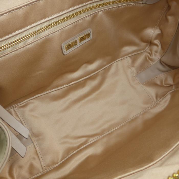 miu ミュウミュウ （MIUMIU） アルカディ レザー ハンド ショルダー バッグ 5BB148 CAMMEO（中古） : Brandshop Reine - 通販 - Yahoo!ショッピング