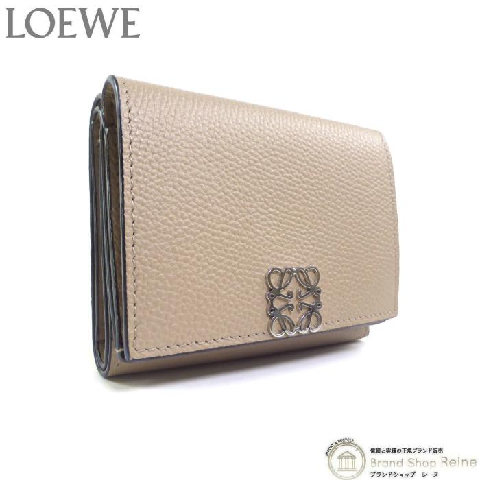 ロエベ （LOEWE） アナグラム トライフォールド 6cc ウォレット コンパクト 三つ折り 財布 C821TR2X02 サンド（中古） : 24-045669 : Brandshop ...