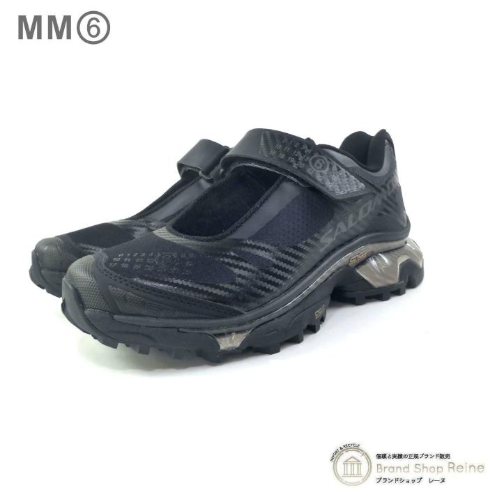 メゾン マルジェラ （Maison Margiela） MM6 Salomon コラボモデル XT-Mary J #37 1/3 靴 スニーカー ブラック（新品） : 24-045798 ...