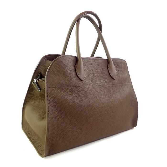 THE ROW ザ・ロウ （The Row） Soft Margaux 12 ソフトマルゴー 2way ハンド ショルダー バッグ ダークオリーブ W1586（新品） : Brandshop ...