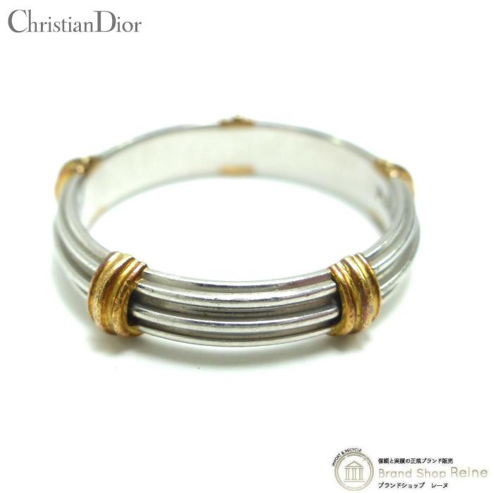 Christian Dior クリスチャンディオール （Christian Dior） コンビネーション バイカラー リング Pt950×750YG 指輪 18号 シルバー×ゴールド（中古 ...