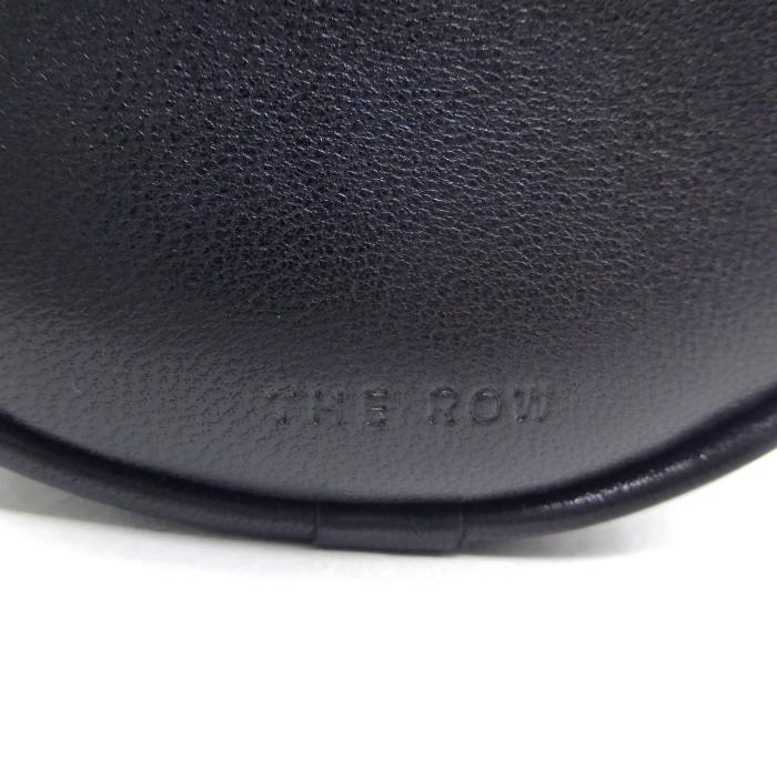 THE ROW（ザ ロウ） Round 90s Bag トップハンドル ハンドバッグ シープスキン ブラック W1709（新品 ...