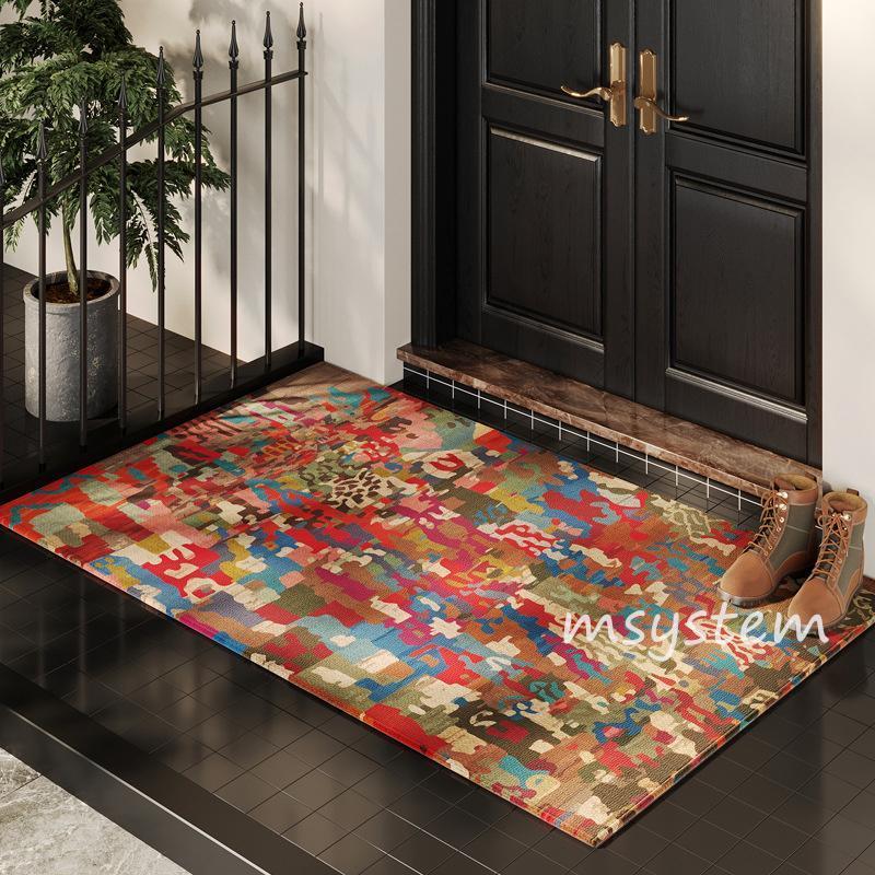 玄関マット バスマット 屋内 屋外用ドアマット 大判 速乾 吸水 滑り止め 雨 雪 泥落とし スタンダードマット 北欧 会社 店舗 事務所 家庭用 : q1030-msy-dt14 ...