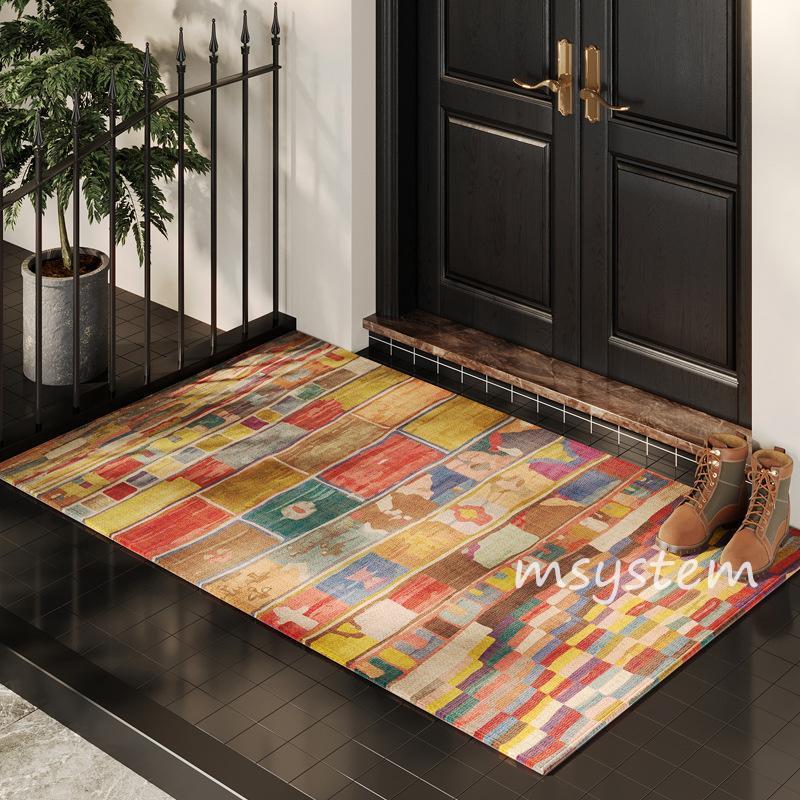 玄関マット バスマット 屋内 屋外用ドアマット 大判 速乾 吸水 滑り止め 雨 雪 泥落とし スタンダードマット 北欧 会社 店舗 事務所 家庭用 : q1030-msy-dt14 ...