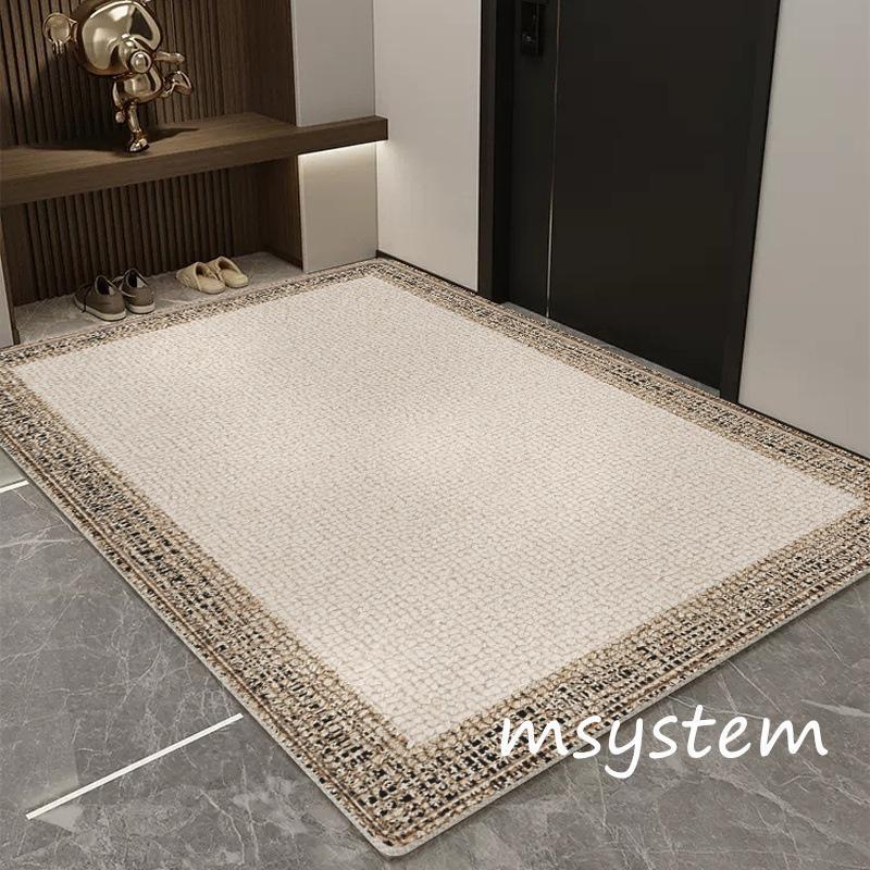 玄関マット 屋内 屋外用ドアマット 大判 速乾 吸水 滑り止め 雨 雪 泥落とし スタンダードマット 北欧 会社 店舗 事務所 無地 家庭用 エントランス : q1030-msy-dt47 ...