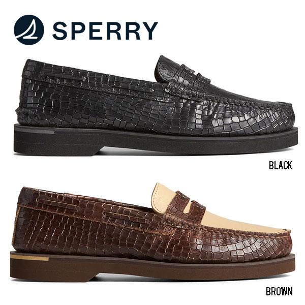 Sperry スペリー オーセンティックオリジナル(AO) ペニー ダブル ソール メンズ レザー ローファー トップサイダー メンズ レザー ...