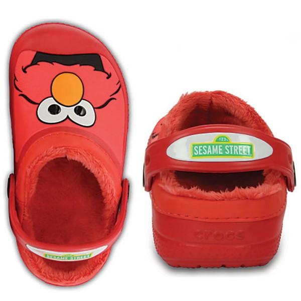 crocs クロックス キッズ cc elmo lined clog k [203743-8c1] CROCS kids 男の子 女の子 ...