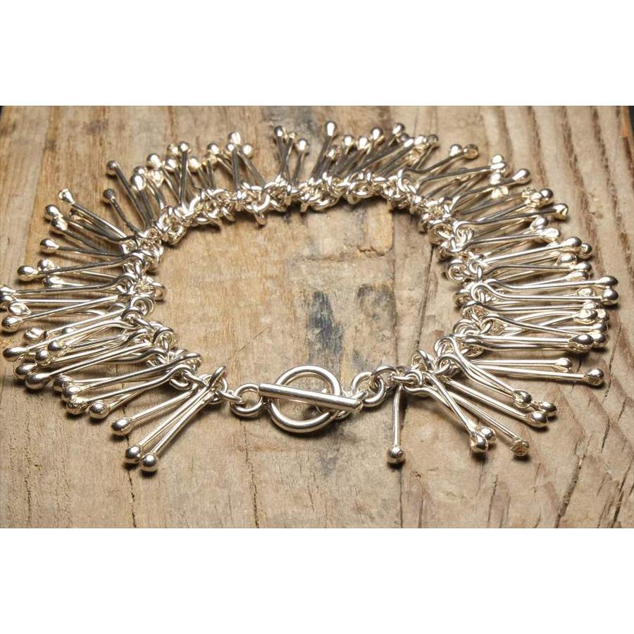 ヴィンテージ シルバー アクセサリー ブレスレット Vintage Silver 925 Toggle Bracelet (B131) : Reminence - 通販 - Yahoo!ショッピング