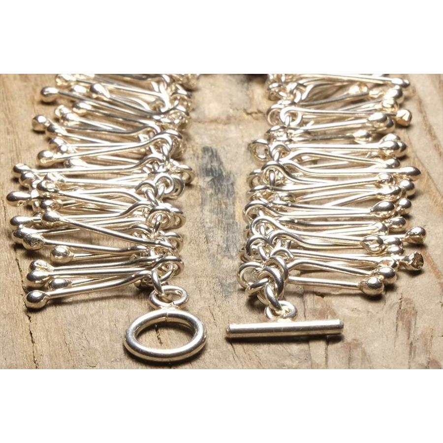 ヴィンテージ シルバー アクセサリー ブレスレット Vintage Silver 925 Toggle Bracelet (B131) : Reminence - 通販 - Yahoo!ショッピング