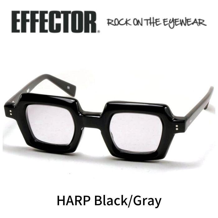 EFFECTOR エフェクター サングラス メガネ HARP ハープ BK ブラック グレーレンズ : Reminence - 通販 - Yahoo!ショッピング