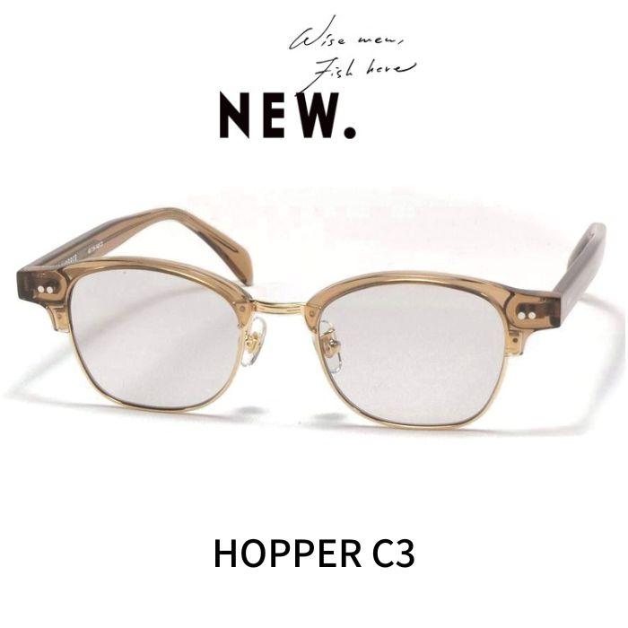 NEW. ニュー (NEWMAN ニューマン) メガネ サングラス HOPPER ホッパー C3 Clear brown クリアブラウン ...