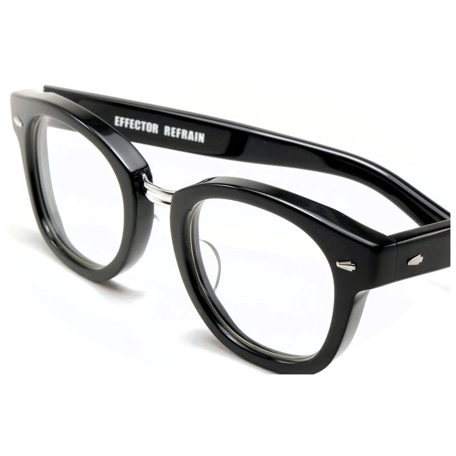 EFFECTOR エフェクター 眼鏡 メガネ REFRAIN リフレイン BKS ブラック シルバー : Reminence - 通販 - Yahoo!ショッピング