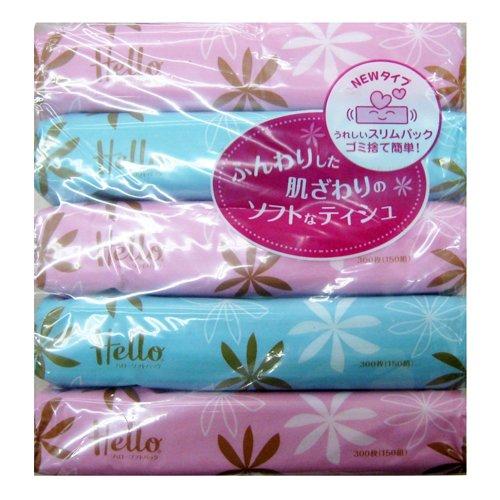 ハロー ソフトパックティシュ 150組*5P :remtory0c1d06255d:R.E.M. - 通販 - Yahoo!ショッピング