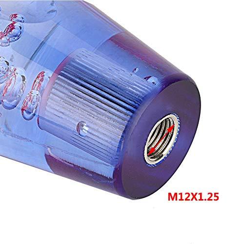 HANSWD 汎用 クリスタルシフトノブ 泡入り 八角 100mm バブル ゲートAT車/MT車対応 3枚アダプター付き : remtorya6774ae5a1 : R.E.M. - 通販 ...