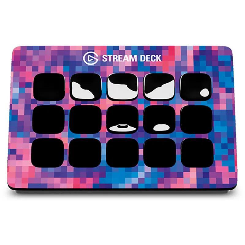 Elgato Stream Deck MK.2 用 フェイスプレート ピンク パープル Elgato Stream Deck MK.2 用 フェイスプレート ピンク パープル