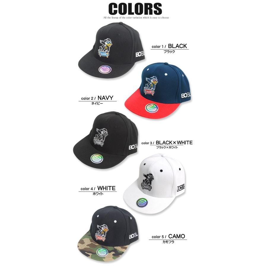 b-one-soul 帽子 DUCK DUDE ベースボールキャップ スケボーに乗った番長アヒルの刺繍がかっこいい。レディースでも。CAP ...