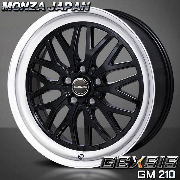 MONZA JAPAN 送料無料 60系プリウス 専用サイズ GEXSIS GM210 ブラックリムポリッシュ 7.0J +40 195 ...
