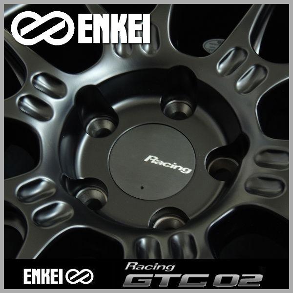 4本 送料無料 ENKEI エンケイレーシング GTC02 マットブラック 17インチ 8.5J +40 5穴 PCD100 国産ホイール 新品 4本セット ...