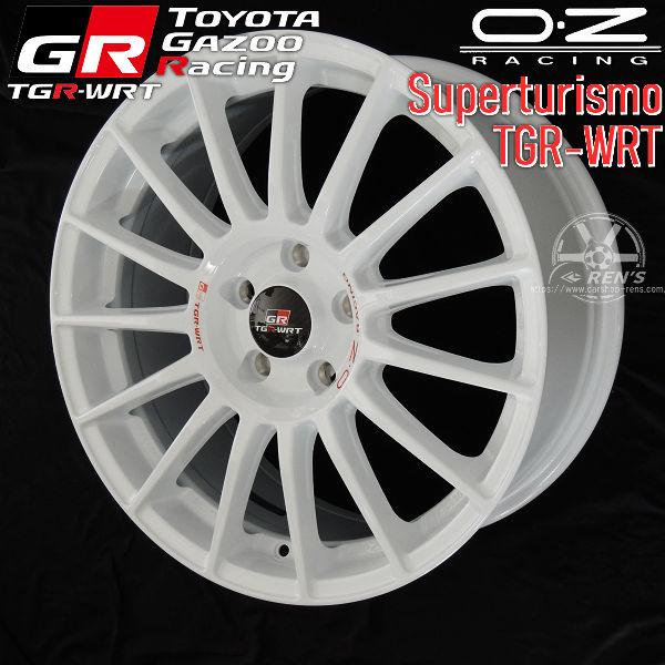 OZ Racing 4本SET 送料無料 GRヤリス TOYOTA GAZOO スーパーツーリズモ TGR-WRT レースホワイト 18inch 8.0J+45 5H PCD114.3 ...
