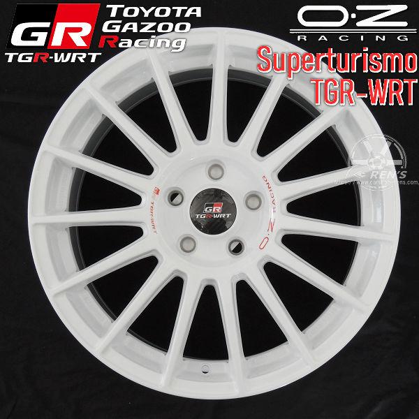 OZ Racing 4本SET 送料無料 GRヤリス TOYOTA GAZOO スーパーツーリズモ TGR-WRT レースホワイト 18inch 8.0J+45 5H PCD114.3 ...