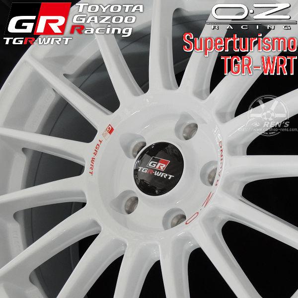 OZ Racing 4本SET 送料無料 GRヤリス TOYOTA GAZOO スーパーツーリズモ TGR-WRT レースホワイト 18inch 8.0J+45 5H PCD114.3 ...