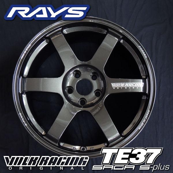 RAYS 送料無料 在庫有り GR86 86 BRZ など レイズ VOLK RACING TE37 SAGA S-plus MM カラー 18インチ 8.5J +45 5穴 PCD100 4 ...