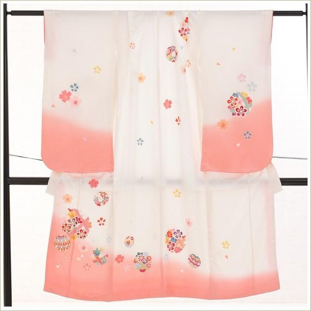 7歳 女の子 七五三 正絹 着物レンタル j7336 フルセット 上質 753 子供着物 七草 レトロ 最高級着物 上品 2022 モダン ...