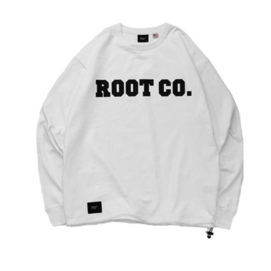 ROOT CO. ルートコー PLAY UTILITY BACK POCKET Long Sleeve Logo T-Shirts 長袖 ロゴ ...