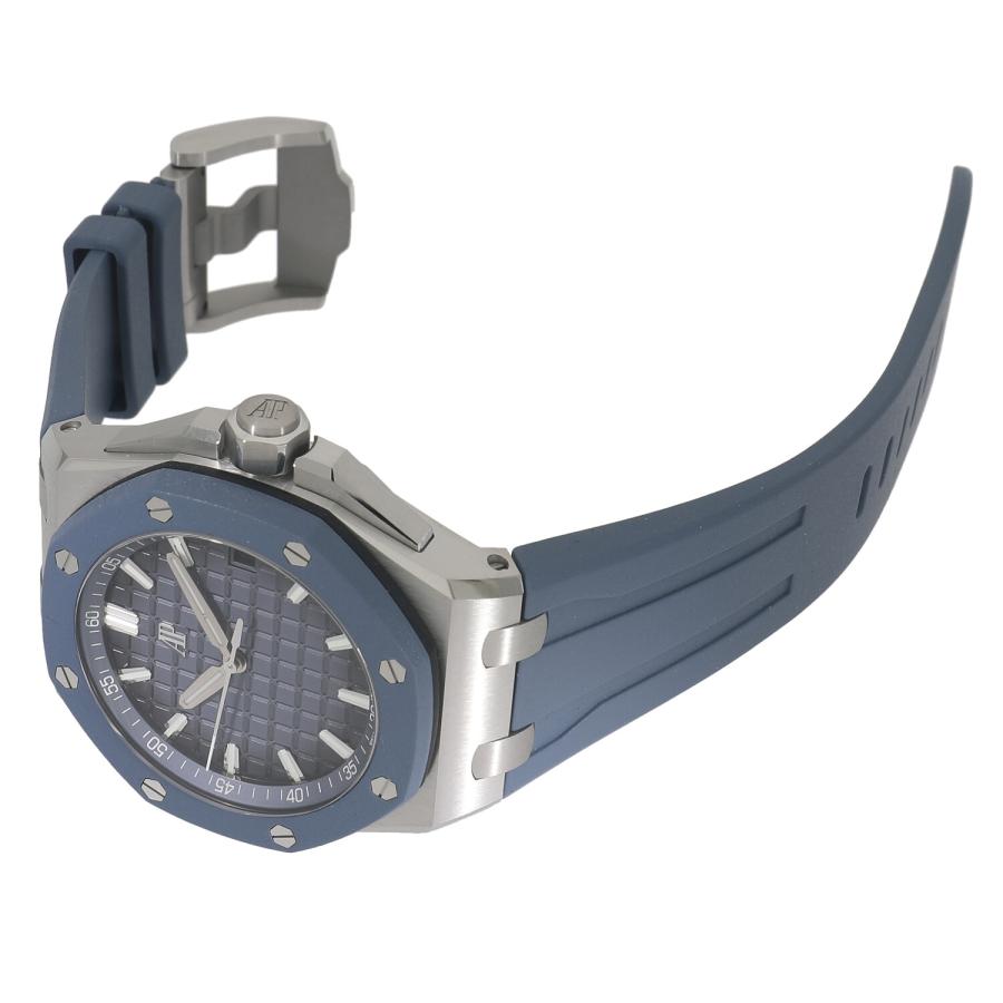 ロイヤルオーク [未使用]オーデマピゲ オフショア オートマティック 15605SK.OO.A350CA.01 スモークブルー メンズ 送料 ...