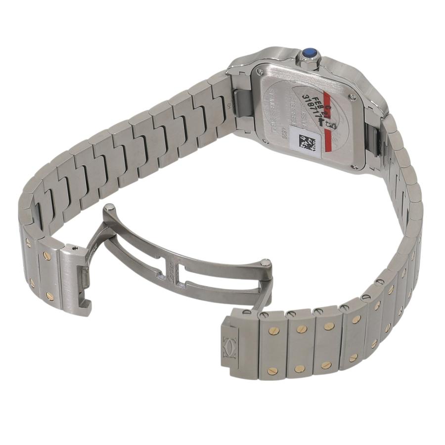 SANTOS DE CARTIER [新品]カルティエ サントス ドゥ カルティエ スモール W2SA0033 シルバー レディース 送料無料 ...