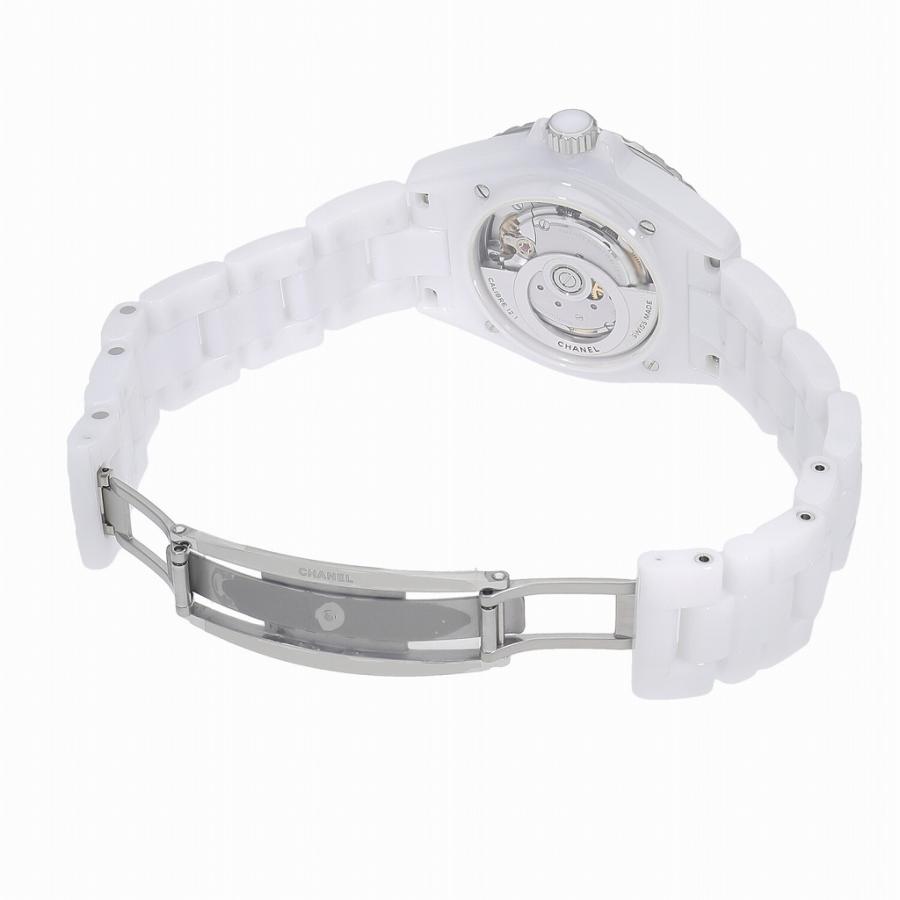 CHANEL シャネル J12 キャリバー12.1 ダイヤモンドベゼル 38MM ホワイト＊12Pダイヤ H7189 新品 ボーイズ 送料無料 ...