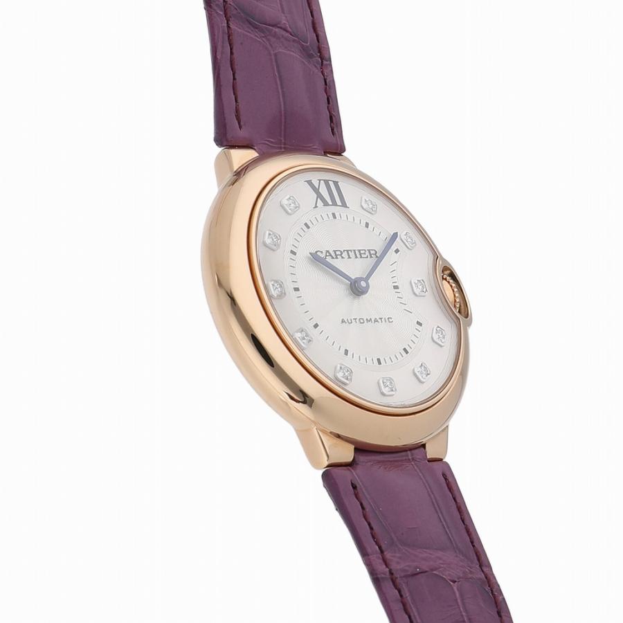 BALLON BLEU DE CARTIER カルティエ バロンブルー ドゥ 36ミリ シルバー×11Pダイヤ WJBB0010 レディース ...